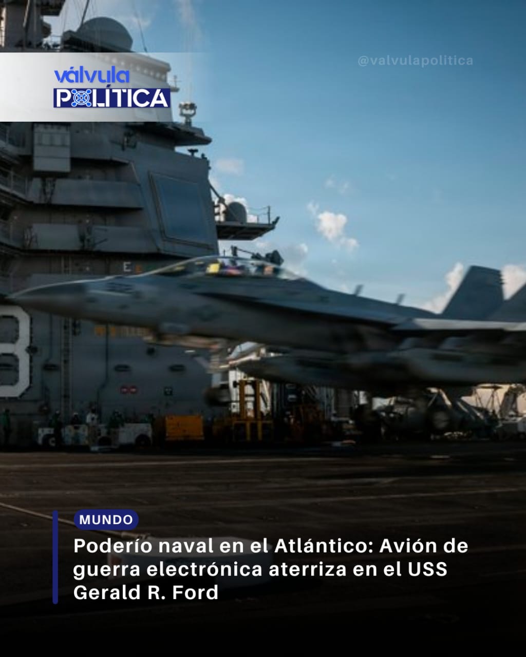 PODERÍO NAVAL EN EL ATLÁNTICO: AVIÓN DE GUERRA ELECTRÓNICA ATERRIZA EN ...